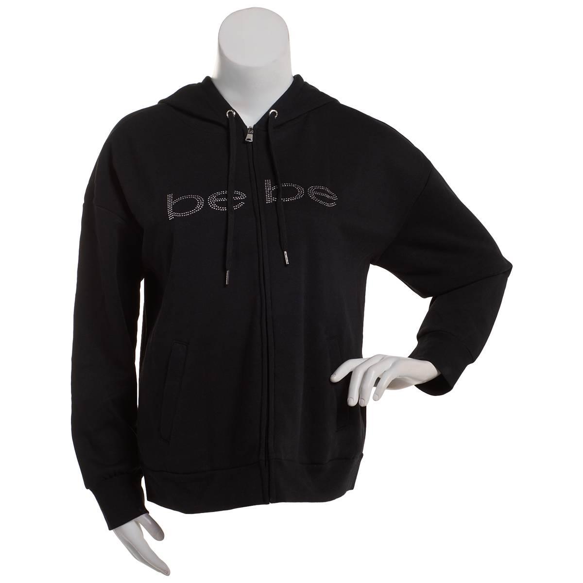 Click here for Plus Size Bebe Micro Fleece Zip Up Hoodie prices
