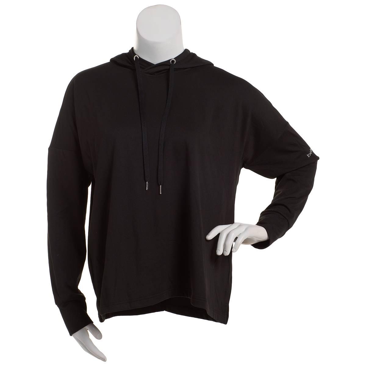 Click here for Plus Size Bebe Pull On Drop Shoulder Hoodie prices