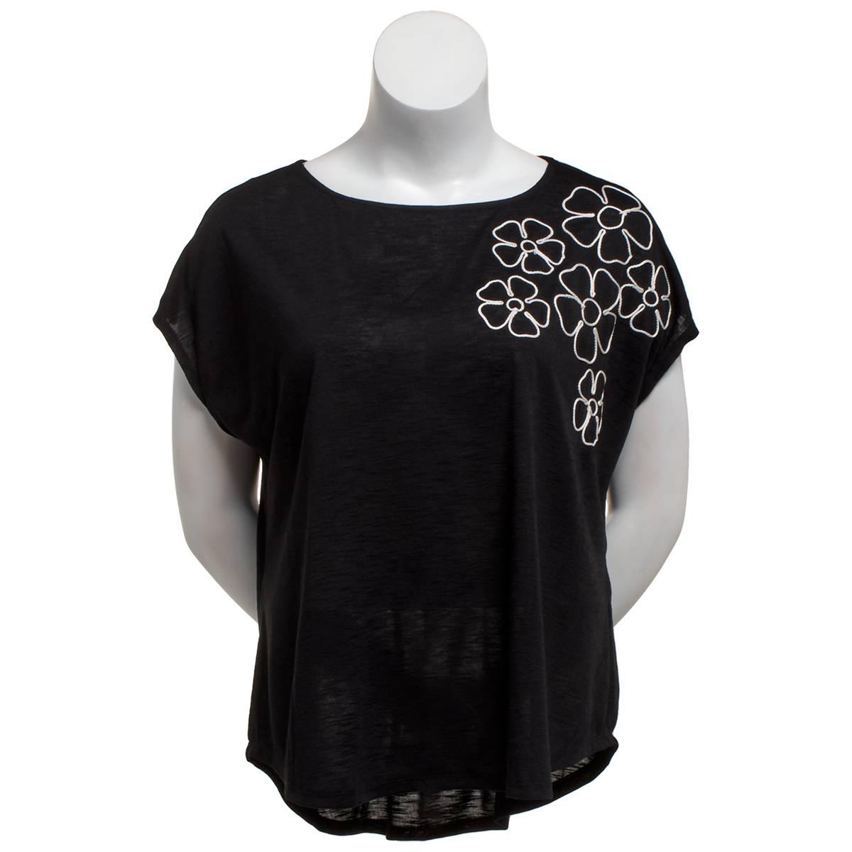 Click here for Plus Size French Laundry Short Dolman Sleeve Blous... prices