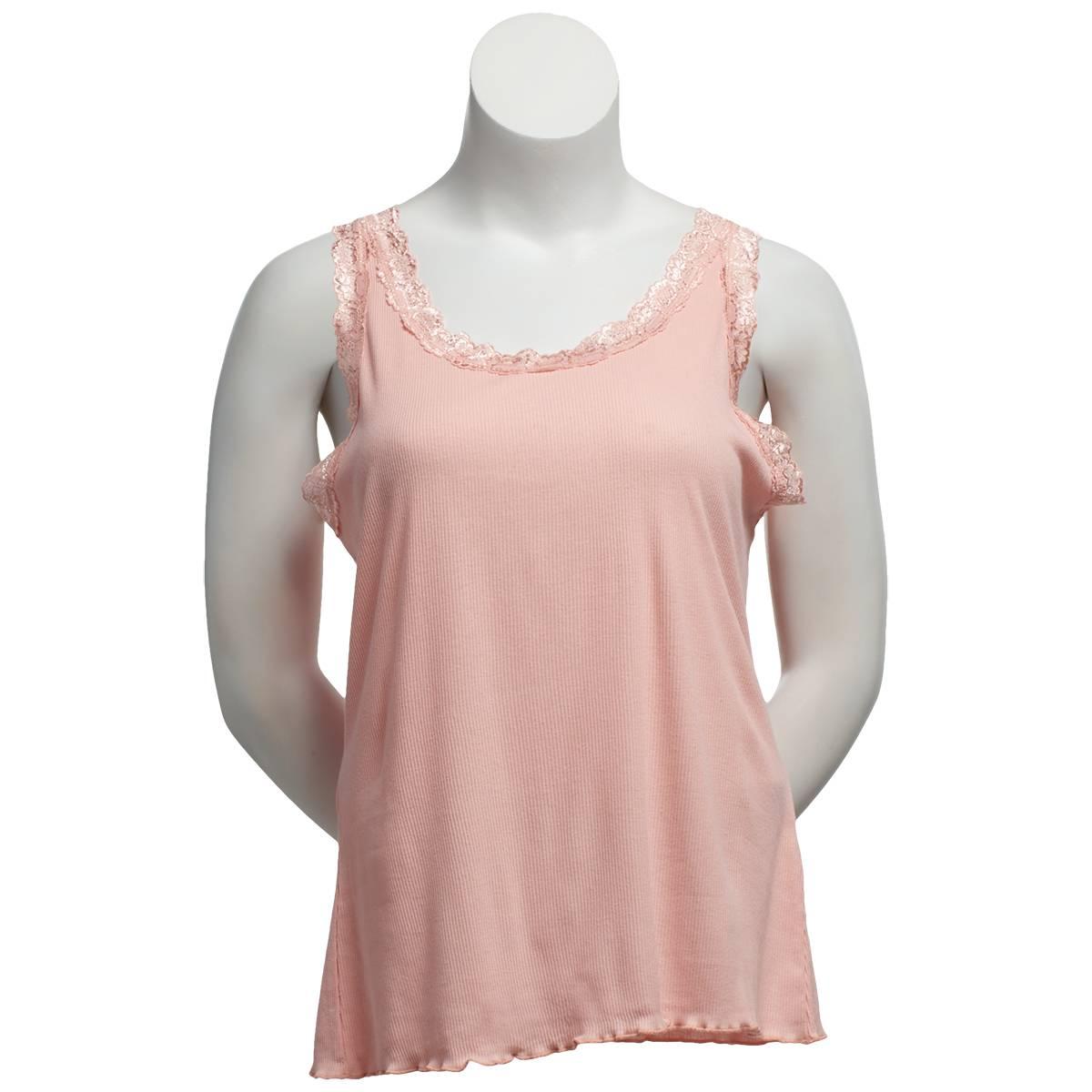 Click here for Plus Size French Laundry Banana Lace Trim Tank prices