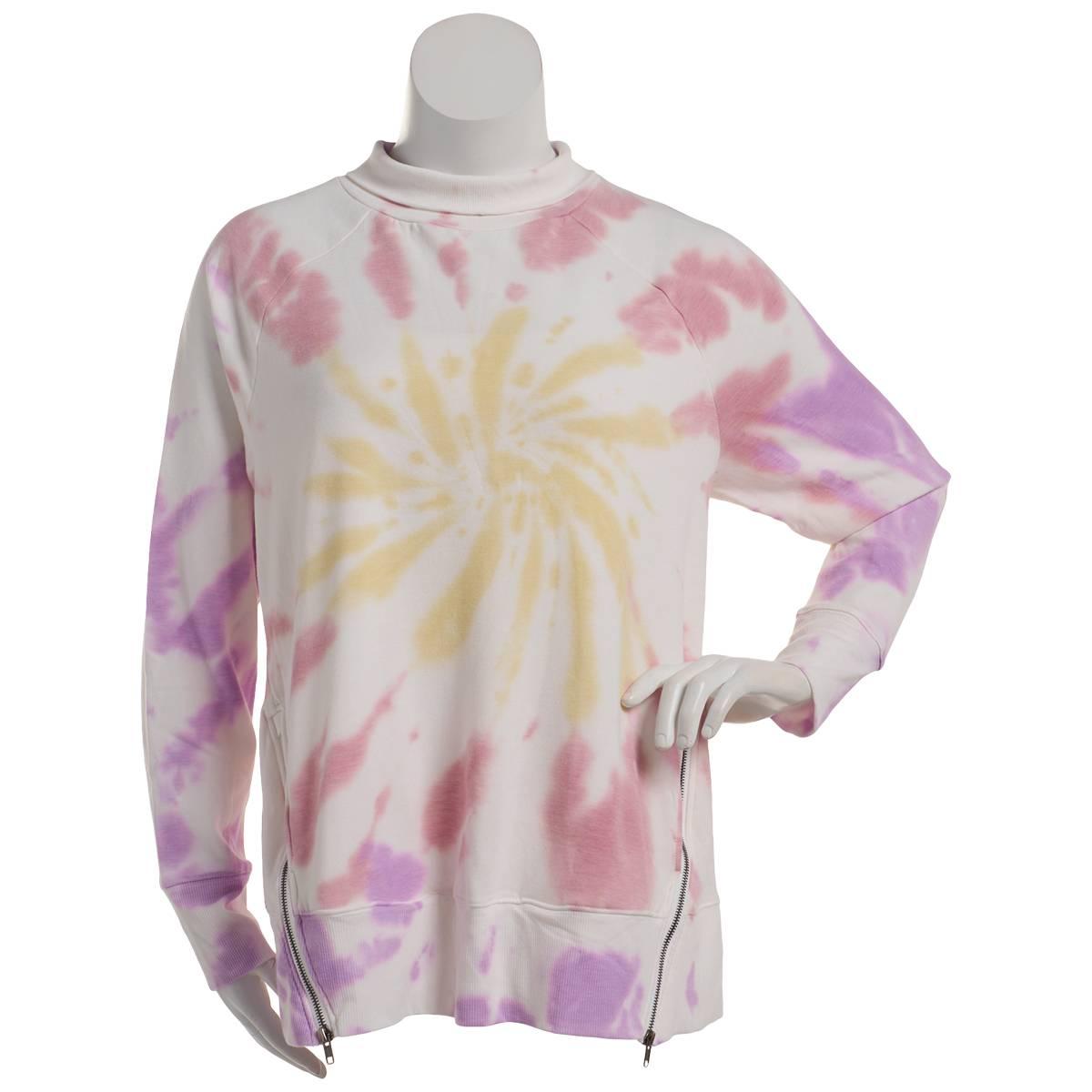 Click here for Plus Size The Sweatshirt Project Funnel Neck w/Zip... prices