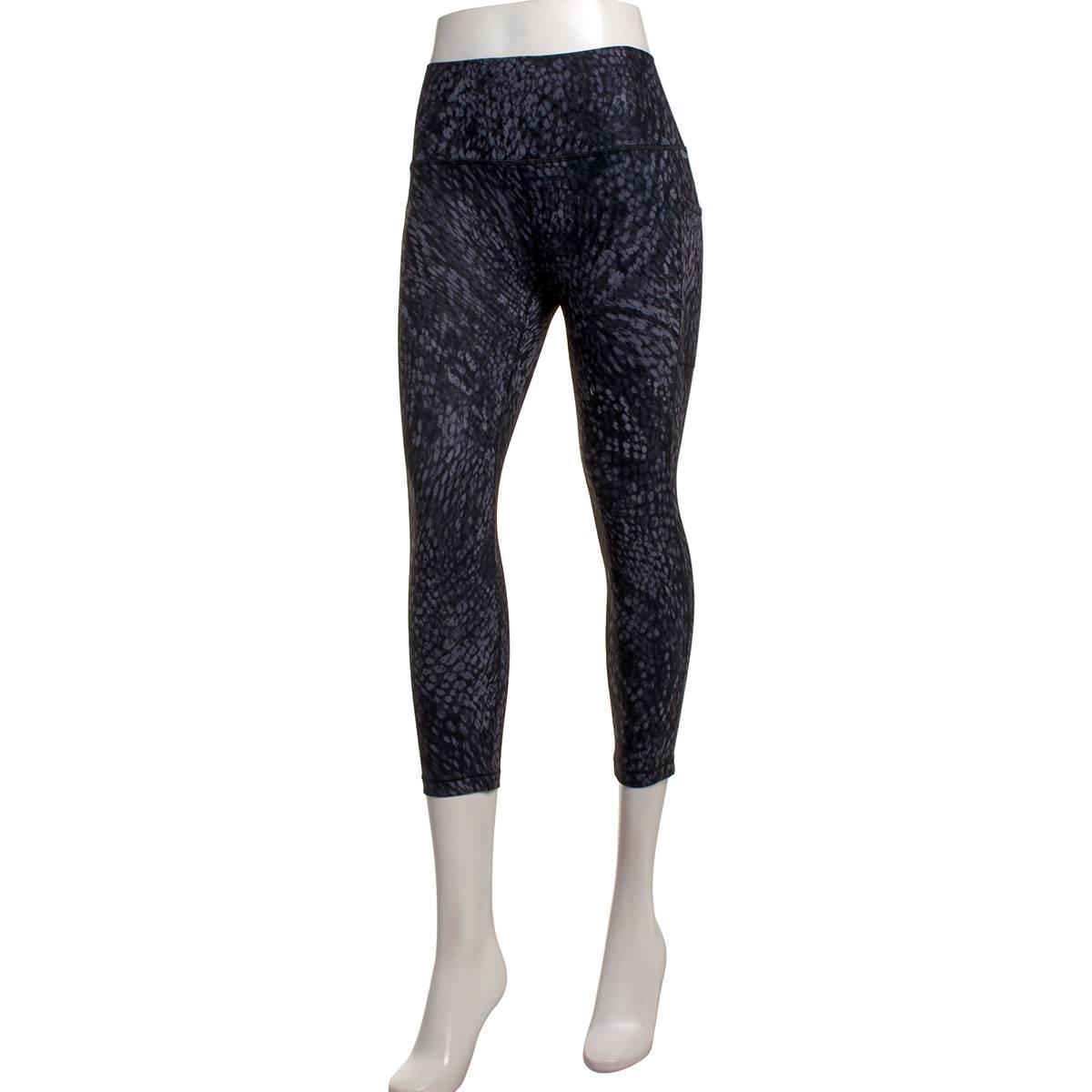 Click here for Womens RBX Blurred Foldover Waistband Capri Leggin... prices