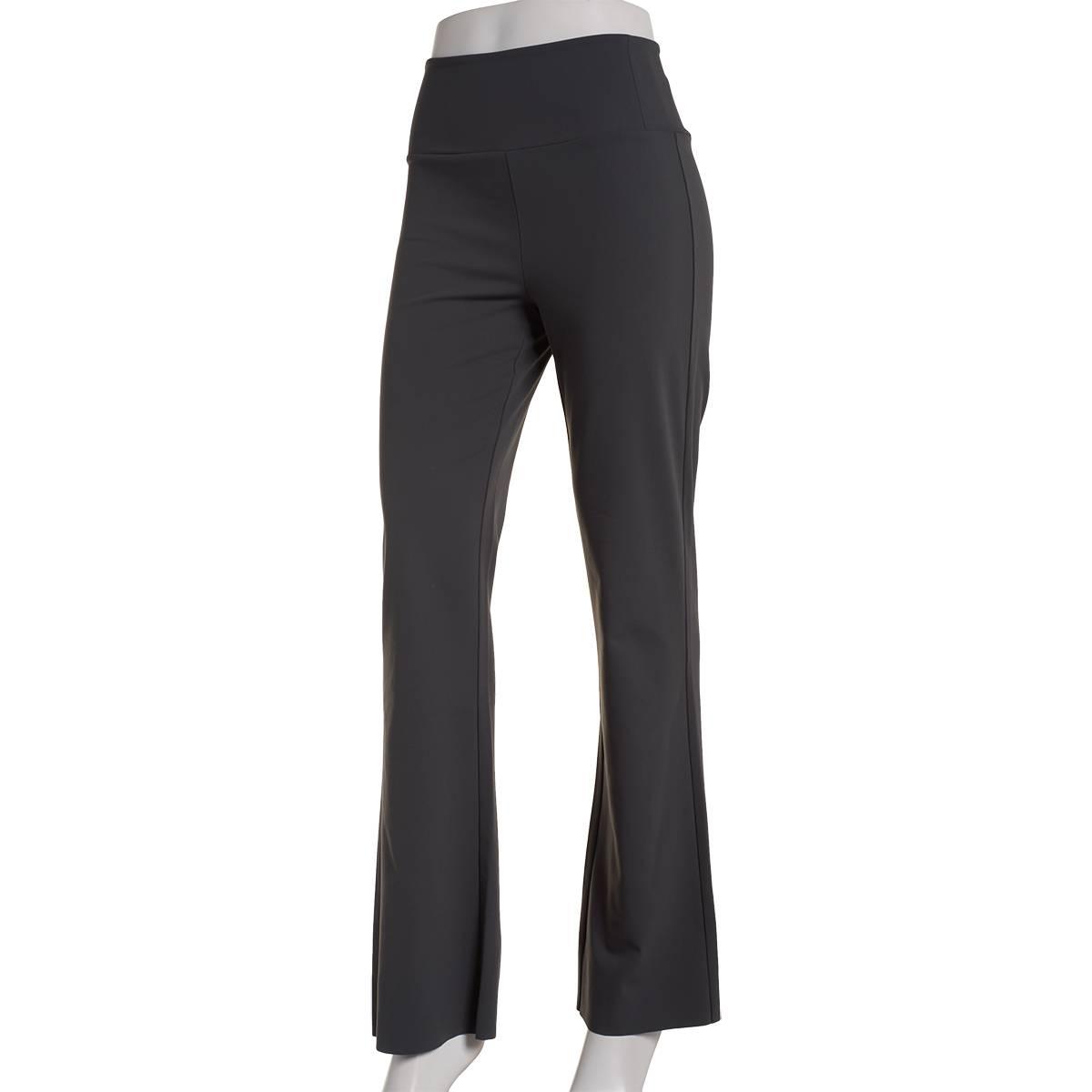 Click here for Womens RBX Micro Peach Raw Hem Bootcut Leggings prices