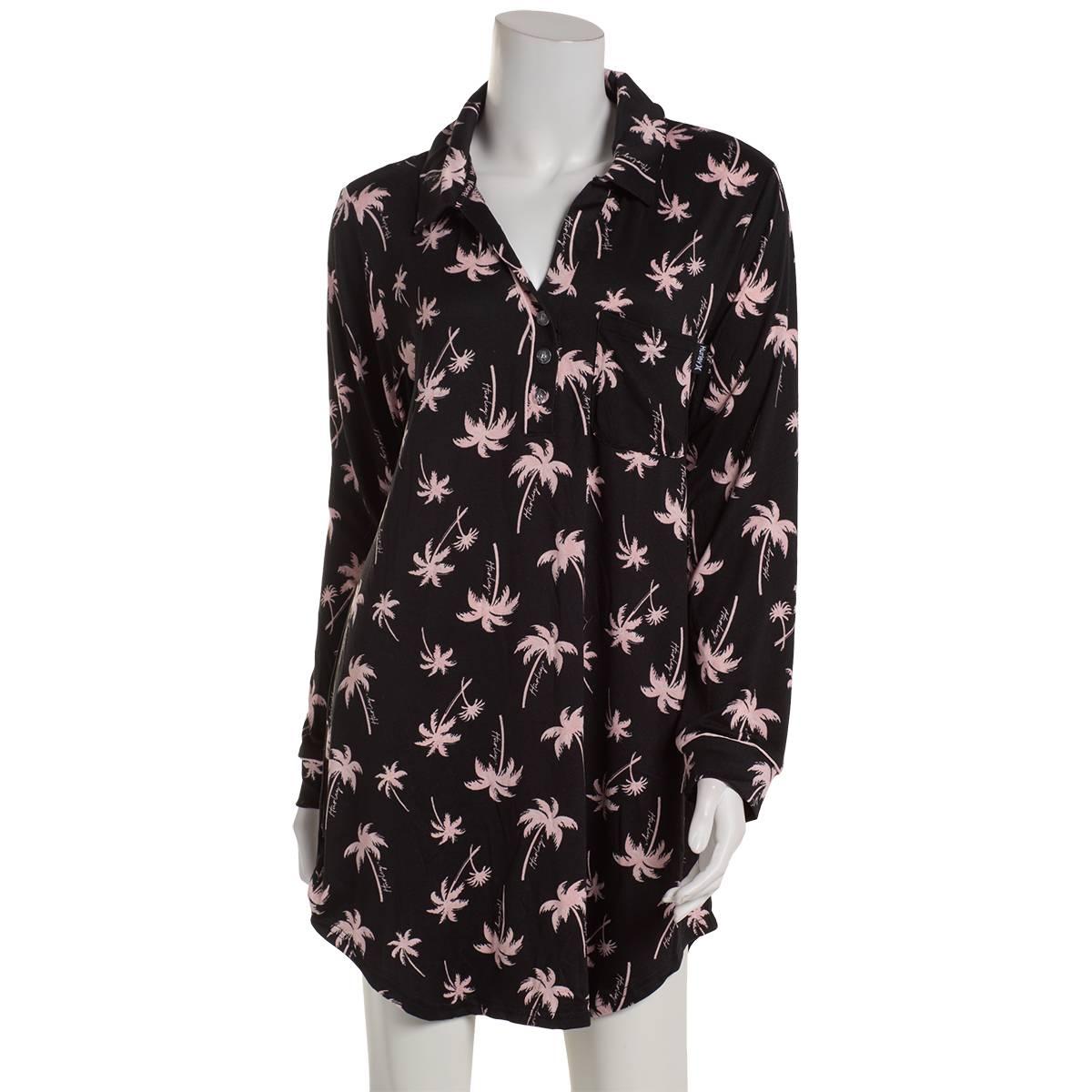 Click here for Womens Hurley Watercolor Palms Notch Collar Nights... prices