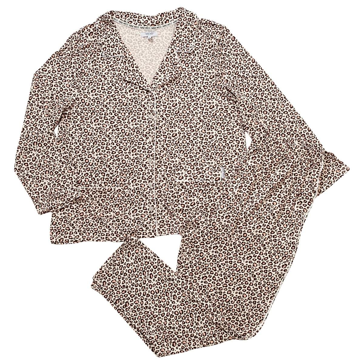 Click here for Plus Size Nine West Oversized Cheetah Pajama Set prices