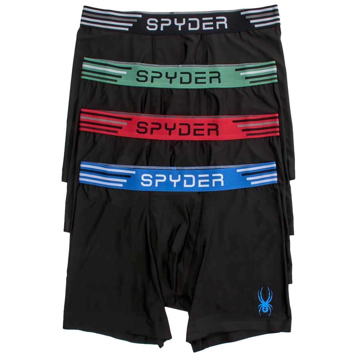 Click here for Mens Spyder Striped Waistband Knit Boxer Briefs prices