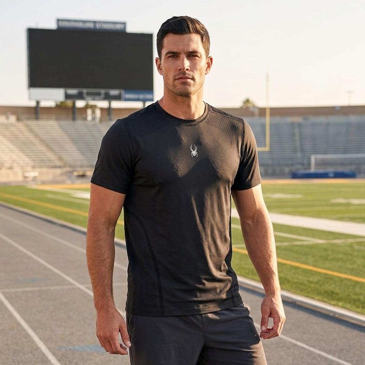 Click here for Mens Spyder Web Print Performance Tee prices
