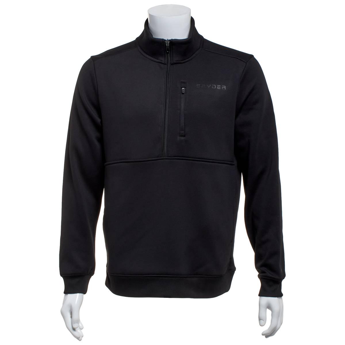 Click here for Mens Spyder Textured Bonded Fleece 1/4 Zip prices