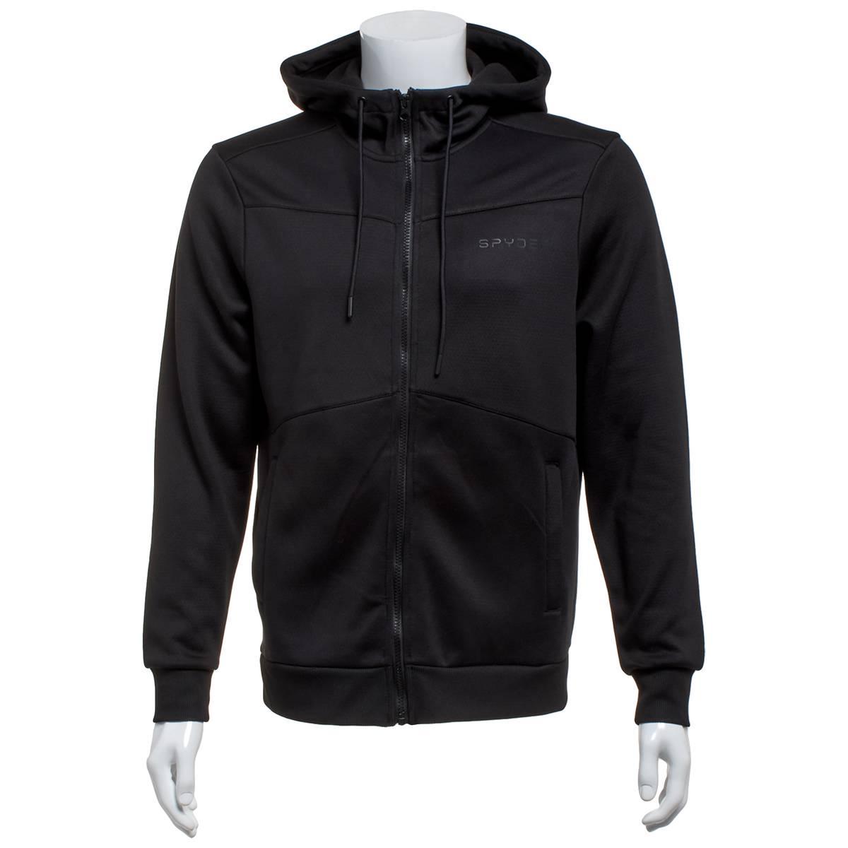 Click here for Mens Spyder Textured Bonded Fleece Full Zip Hoodie prices