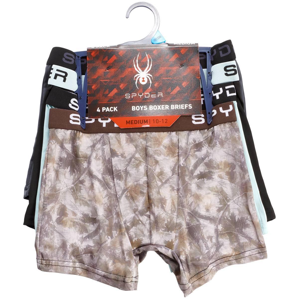 Click here for Boys (8-14) Spyder Knitted Boxer Briefs - Camo/Sol... prices