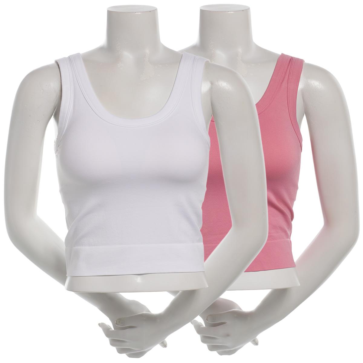 Click here for Juniors Eye Candy 2pk. Seamless Jersey Padded Tank... prices
