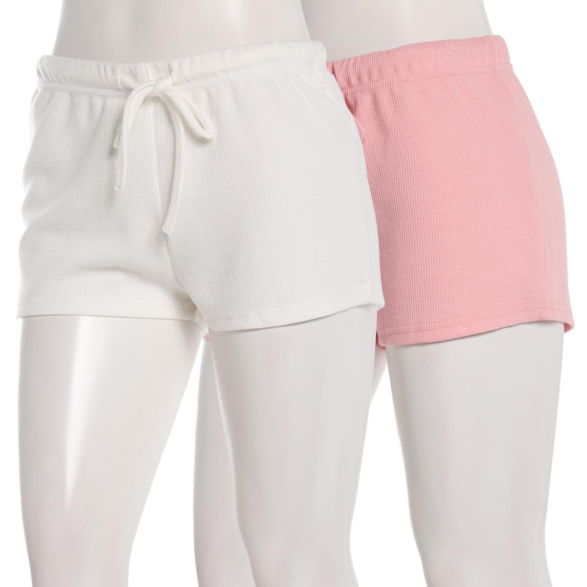 Click here for Juniors Eye Candy 2pk. Waffle Shorts prices