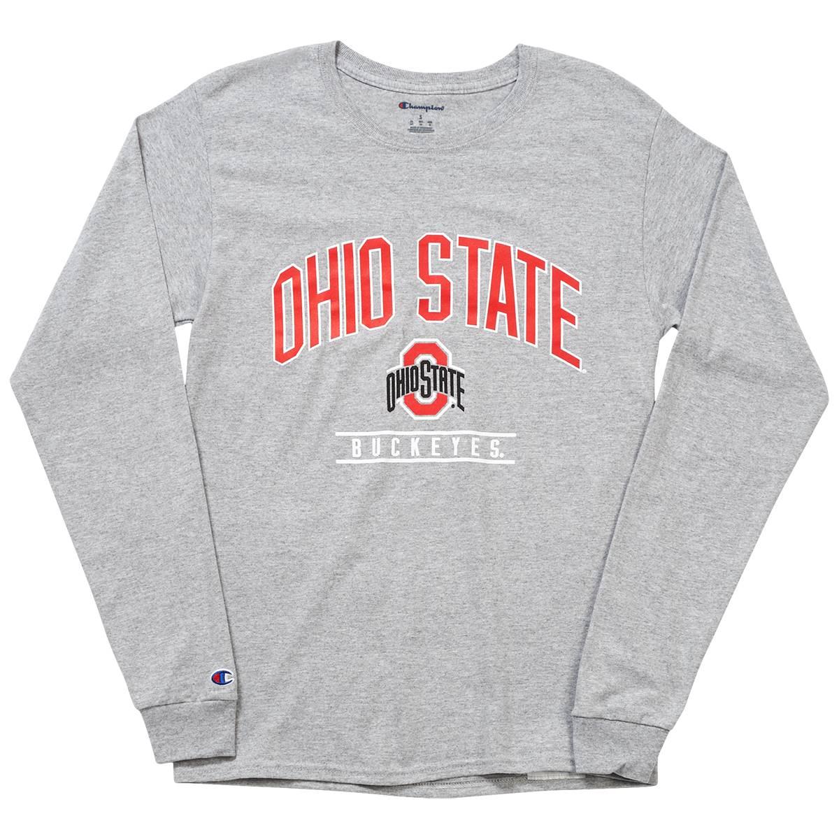 Click here for Mens Champion(R) Ohio State Buckeyes Long Sleeve T... prices
