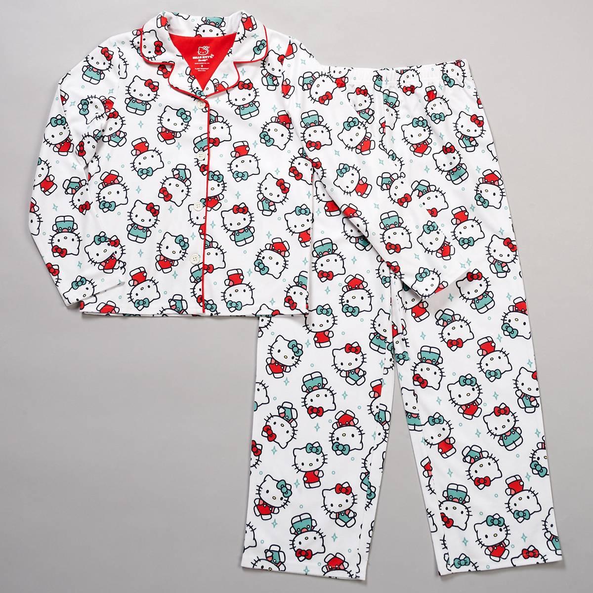 Click here for Girls (7-16) Hello Kitty Coat Pajama Set prices
