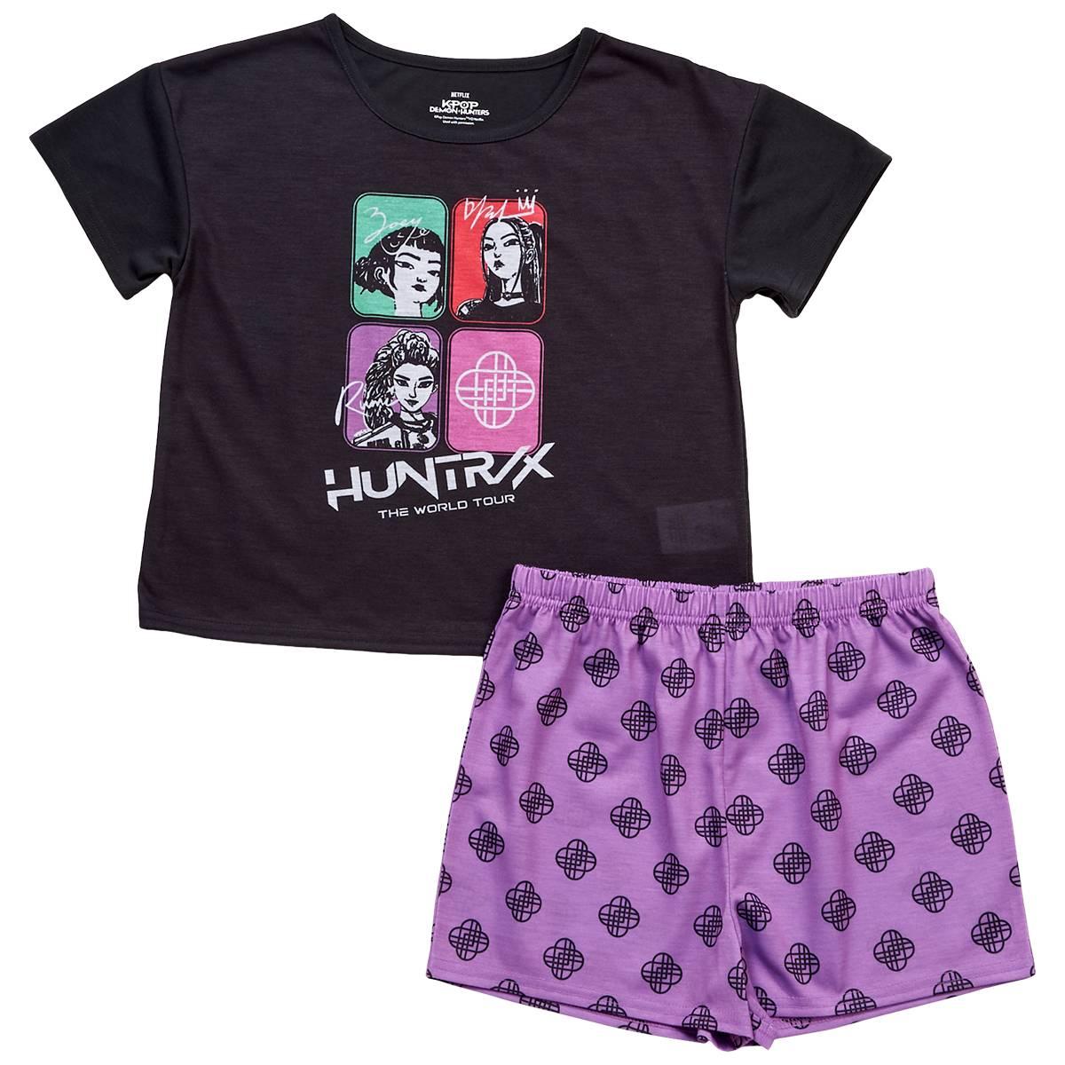 Click here for Girls K-Pop Demon Hunters Graphic Tee & Shorts Paj... prices