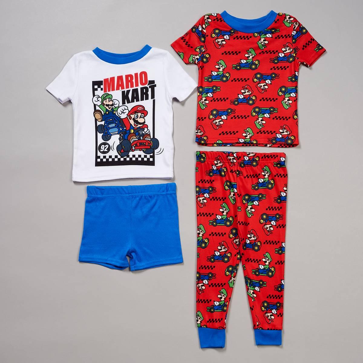 Click here for Toddler Boy Mario Kart(tm) Super Soft 4pc. Pajama... prices