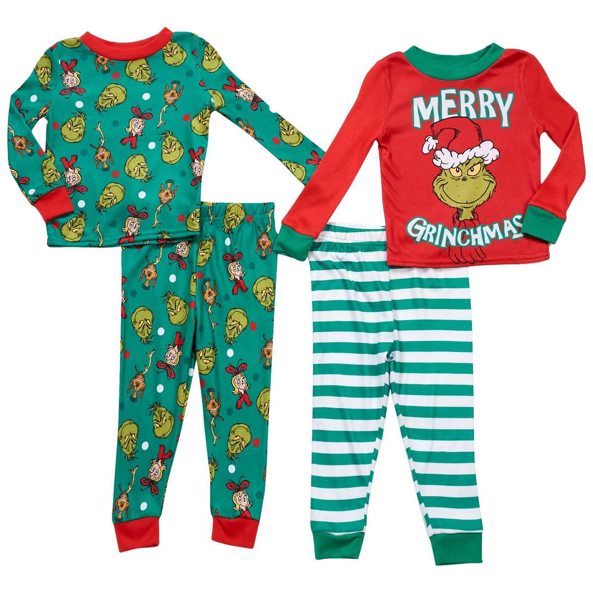 Click here for Toddlers Grinch 4pc. Christmas Long Sleeve Pajama... prices