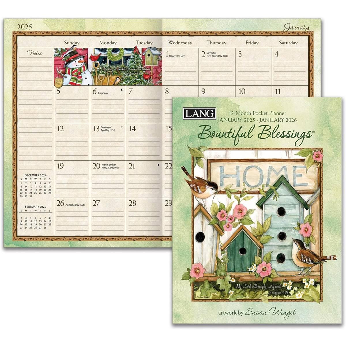 Click here for Lang(R) Bountiful Blessings 2025 Pocket Planner prices