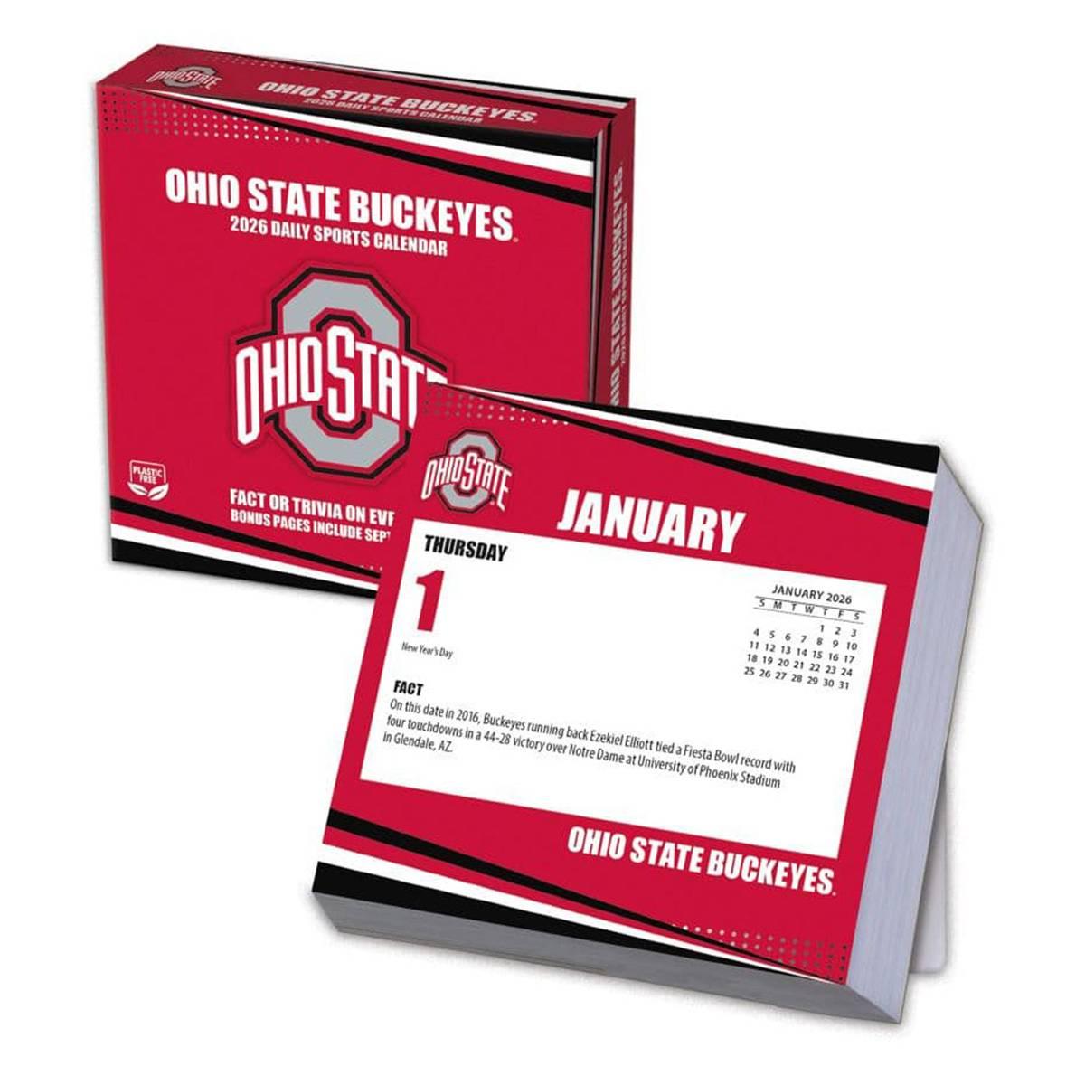 Click here for Lang(R) 2026 Ohio State Buckeyes Box Calendar prices