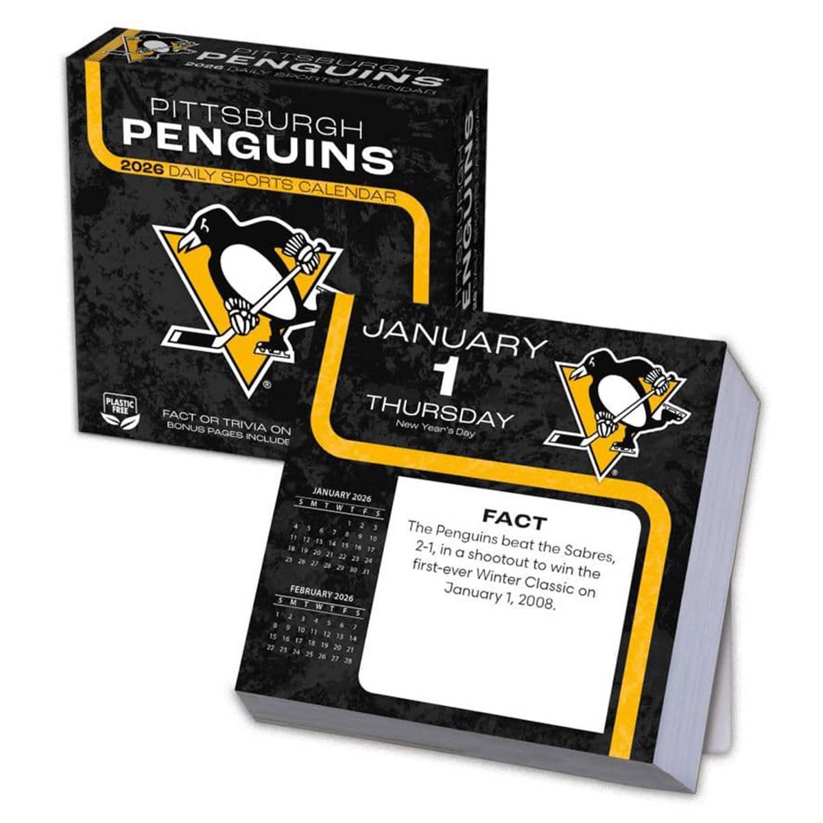 Click here for Lang(R) 2026 Pittsburgh Penguins Box Calendar prices