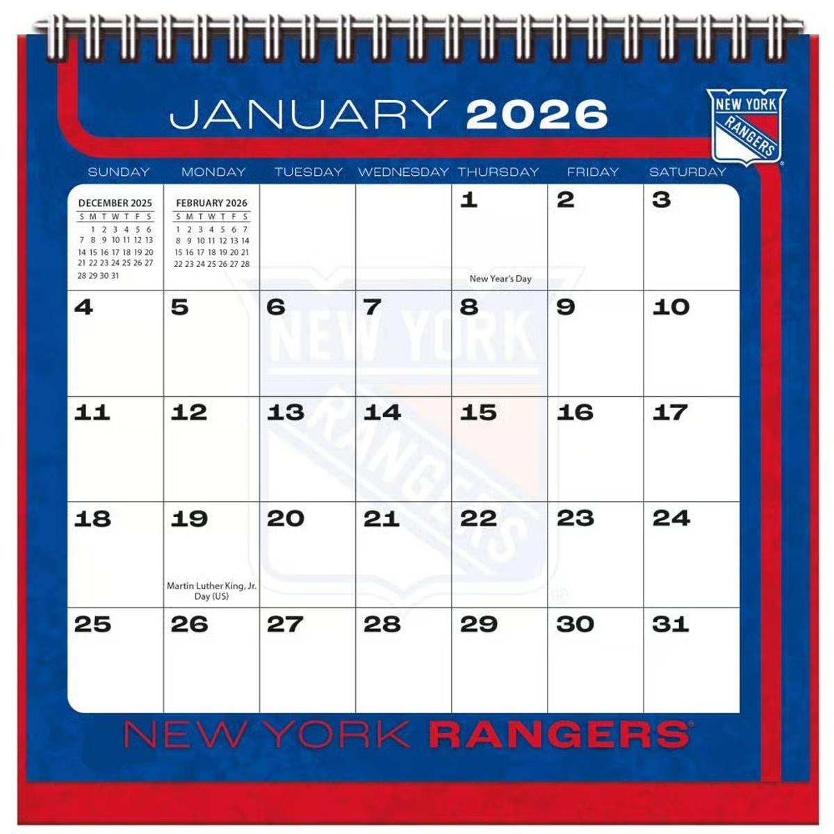 Click here for Lang(R) 2026 New York Rangers Easel Desk Calendar prices