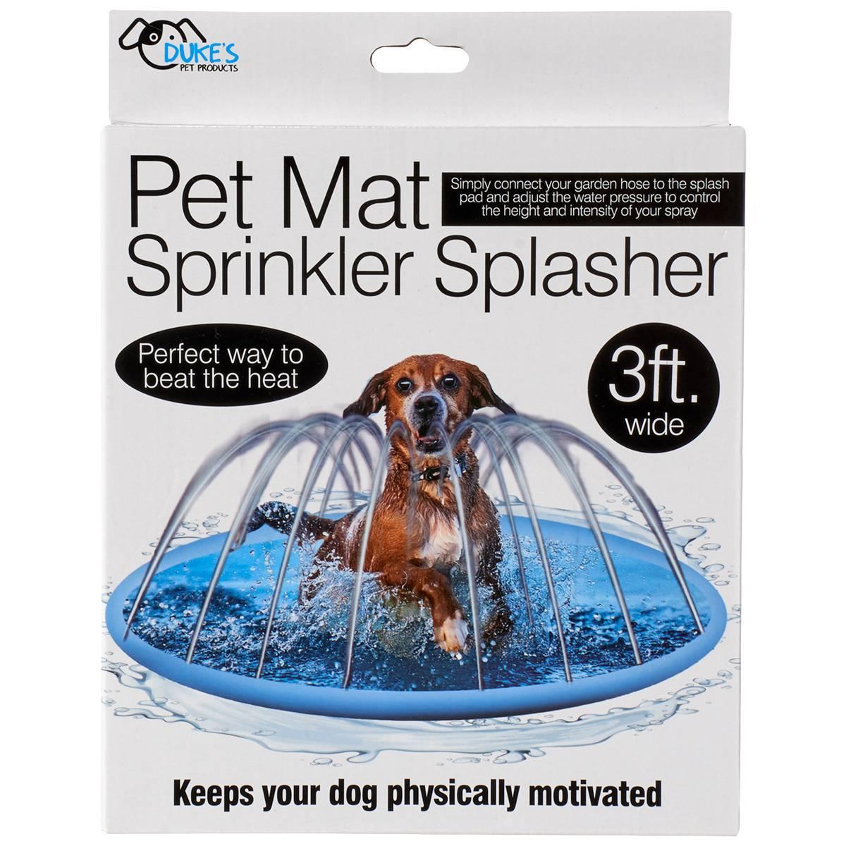 Click here for Dukes Pet Products 35in. Pet Mat Sprinkler Splashe... prices