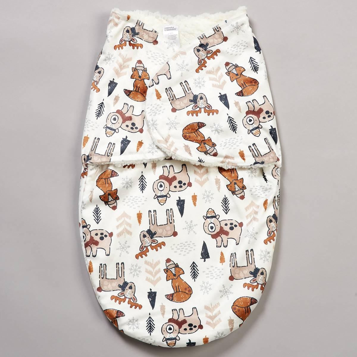 Click here for Sandy & Simon(R) Forest Animal Swaddle Blanket prices