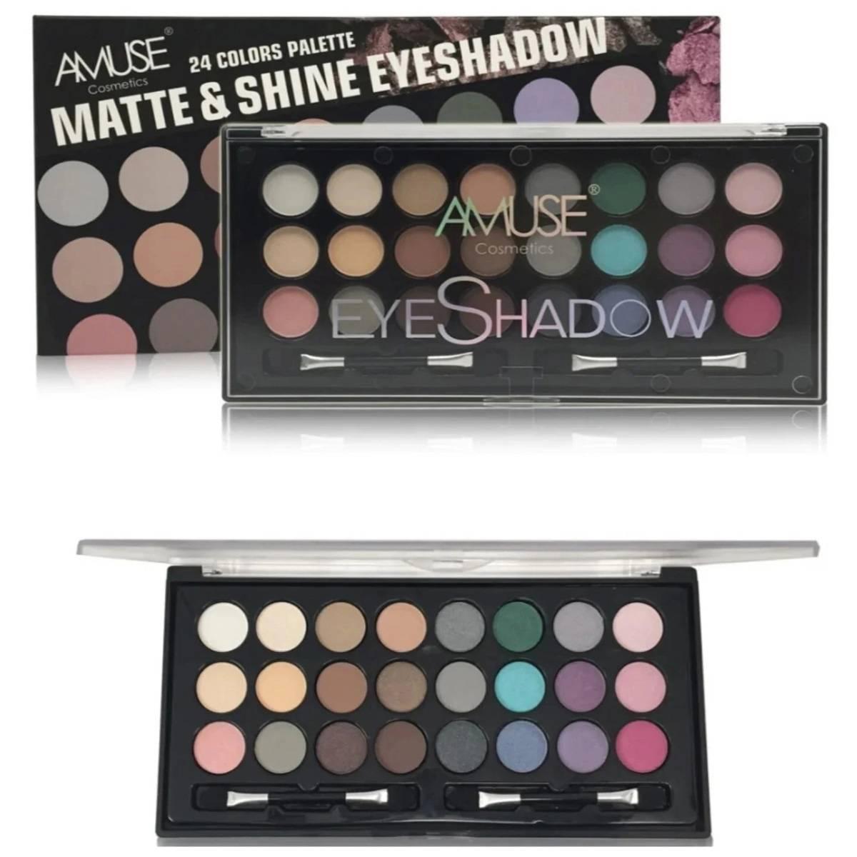 Click here for Amuse(R) Cosmetics 24 Color Matte & Shine Eye Shad... prices