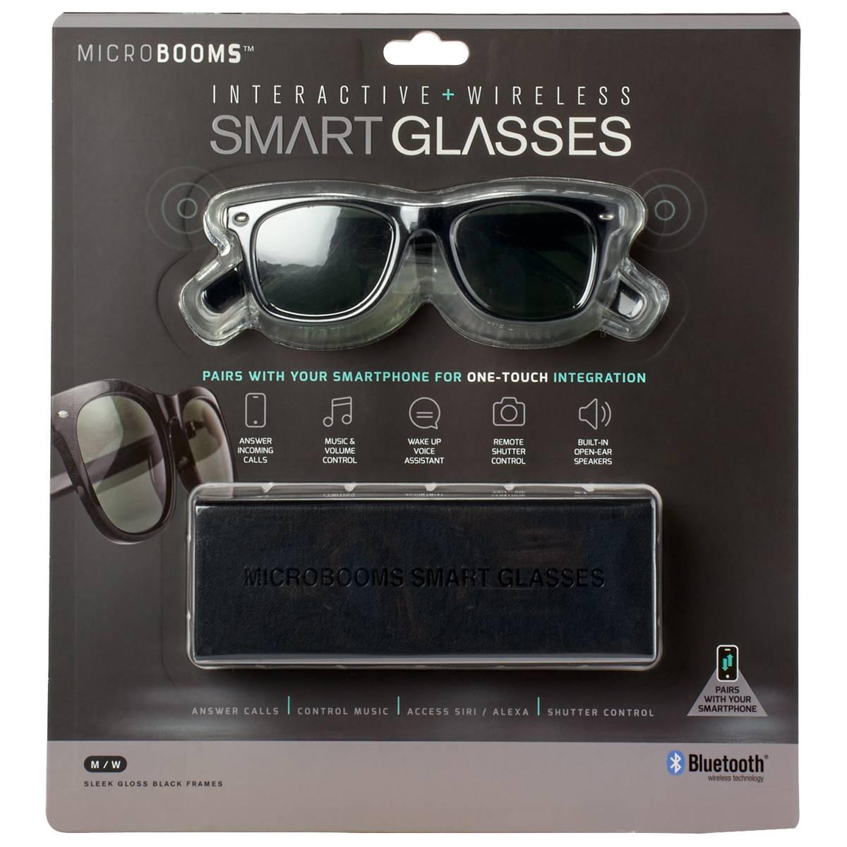 Click here for Micro Booms Bluetooth Smart Glasses prices