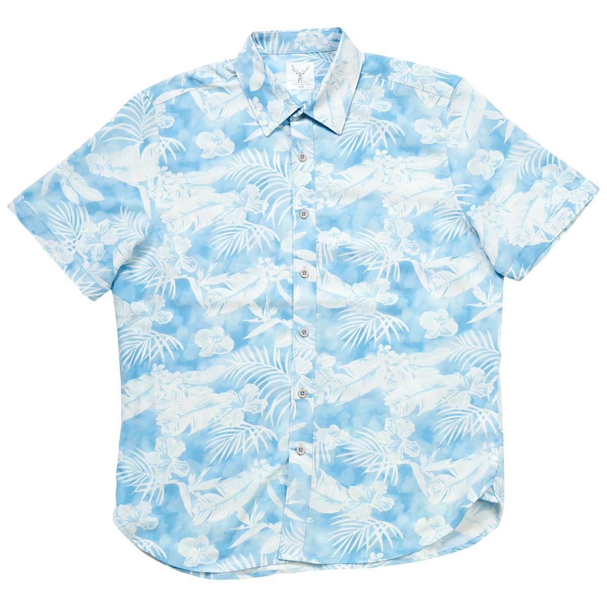 Click here for Mens Nicoby Short Sleeve Floral Leaf Button Down S... prices