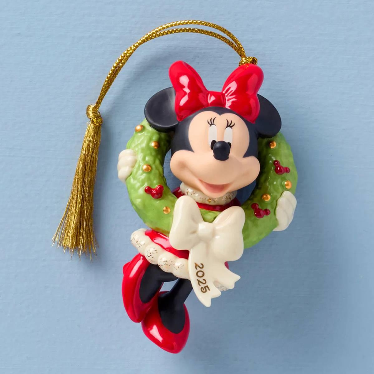 Click here for Lenox(R) 2025 Minnie with Wreath Ornament prices
