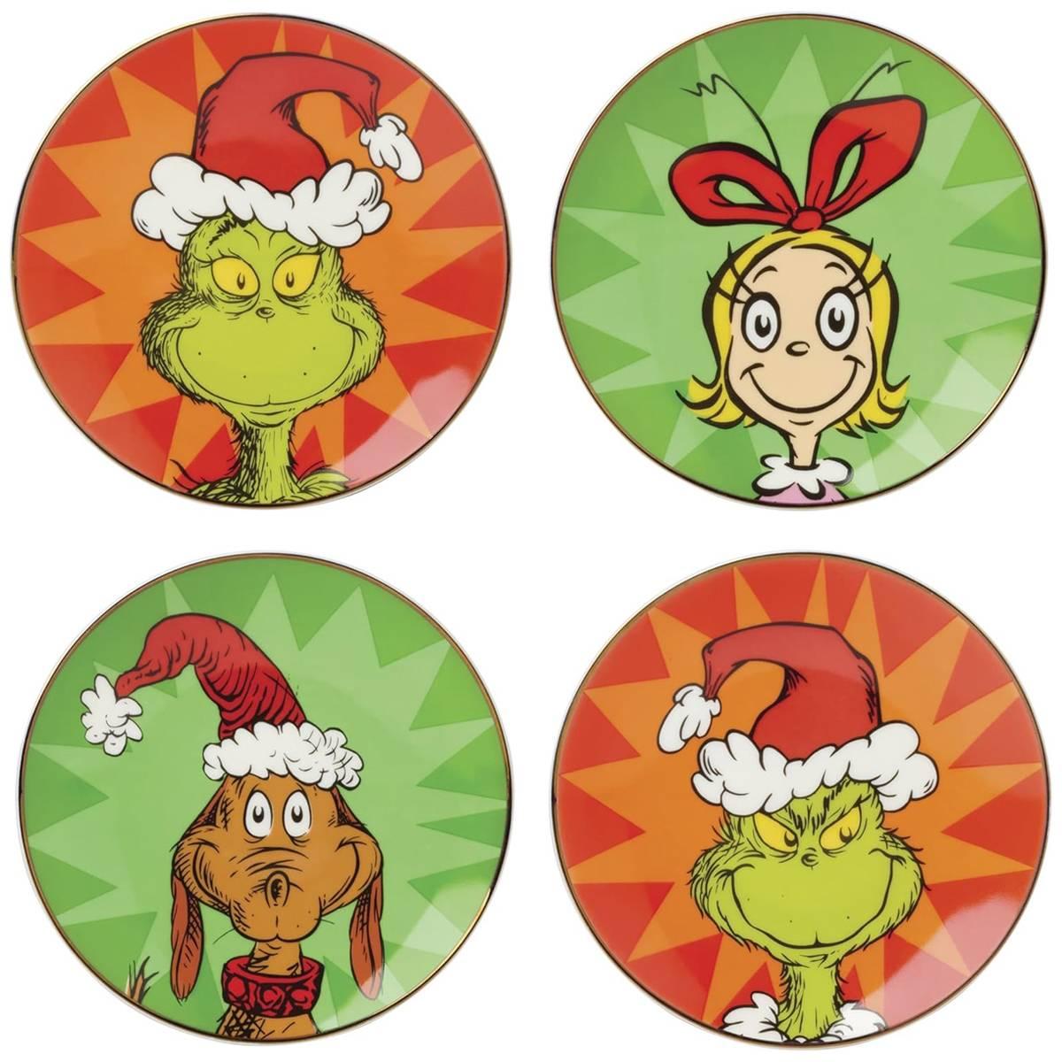 Click here for Lenox(R) Merry Grinchmas Tidbit Plates - Set of 4 prices