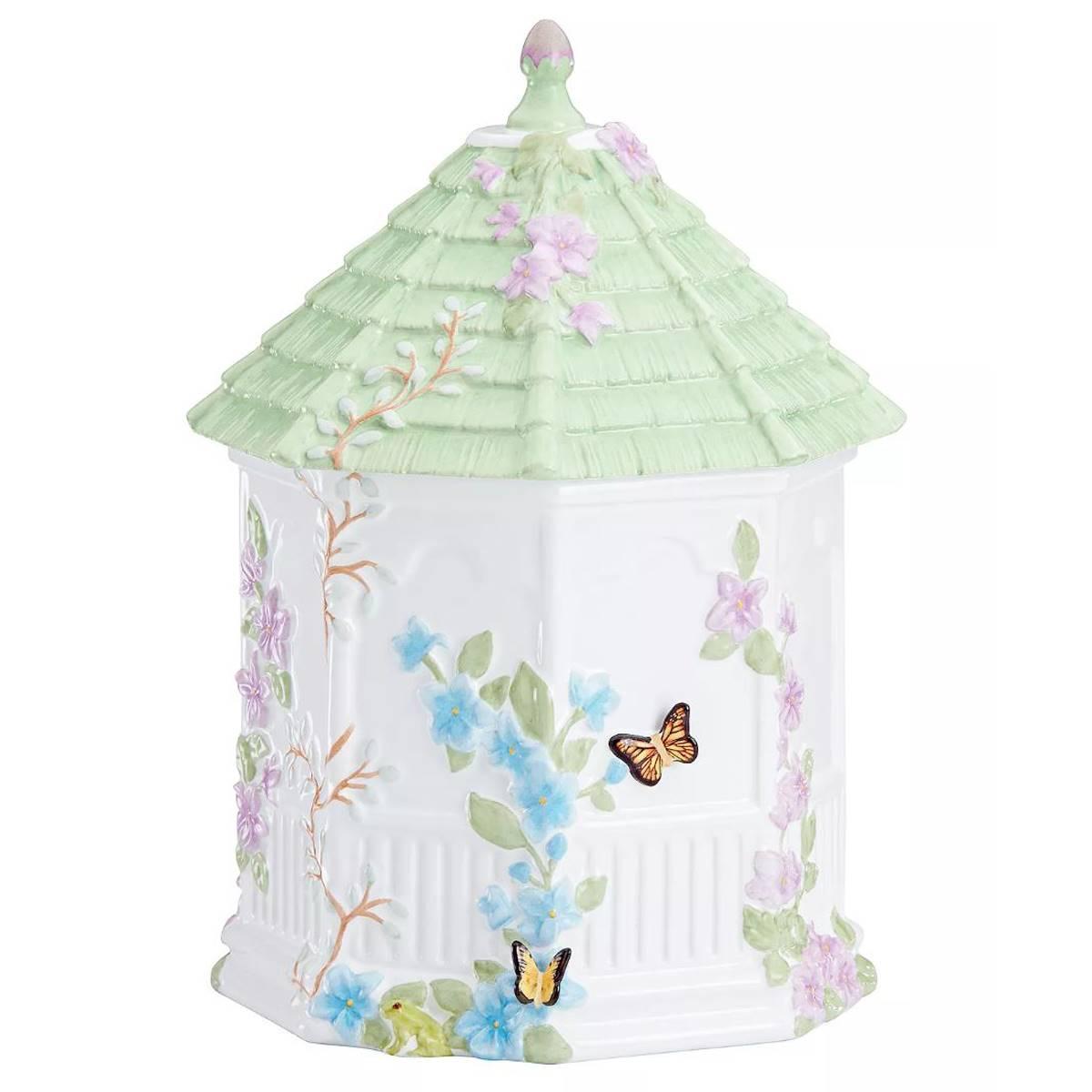 Lenox Butterfly Meadow Figural Gazebo Cookie Jar