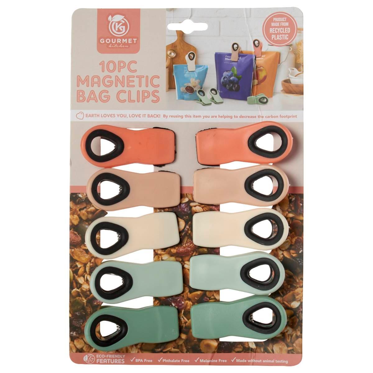 Click here for Kitchen Gourmet 10pc. Magnetic Bag Clip - Confetti prices