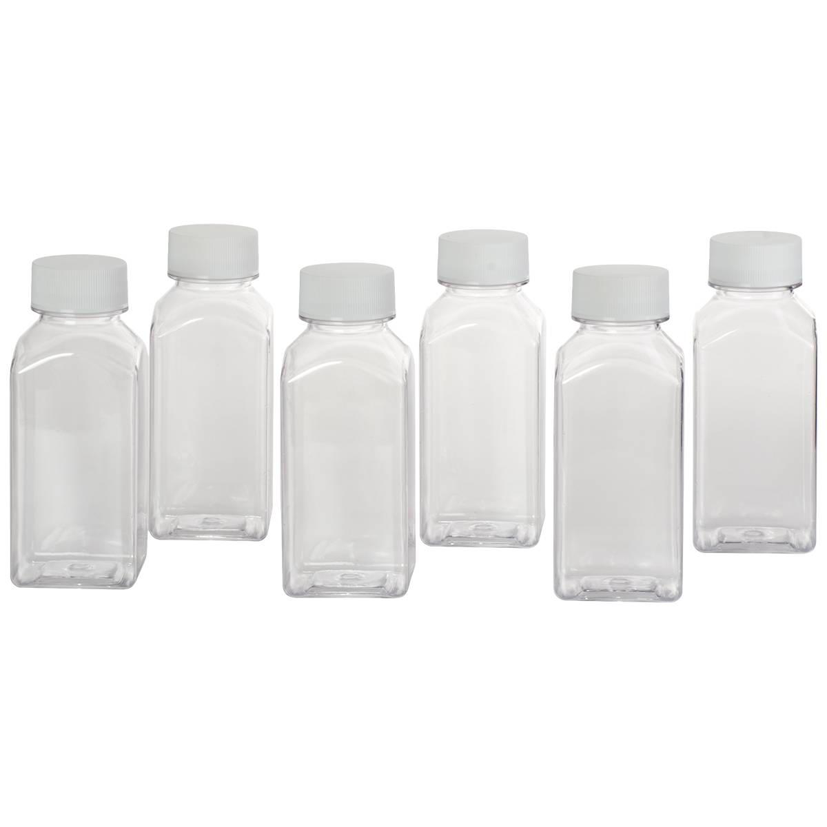 Click here for Gourmet Kitchen 8oz. Juice Bottle Set - Set of 6 prices