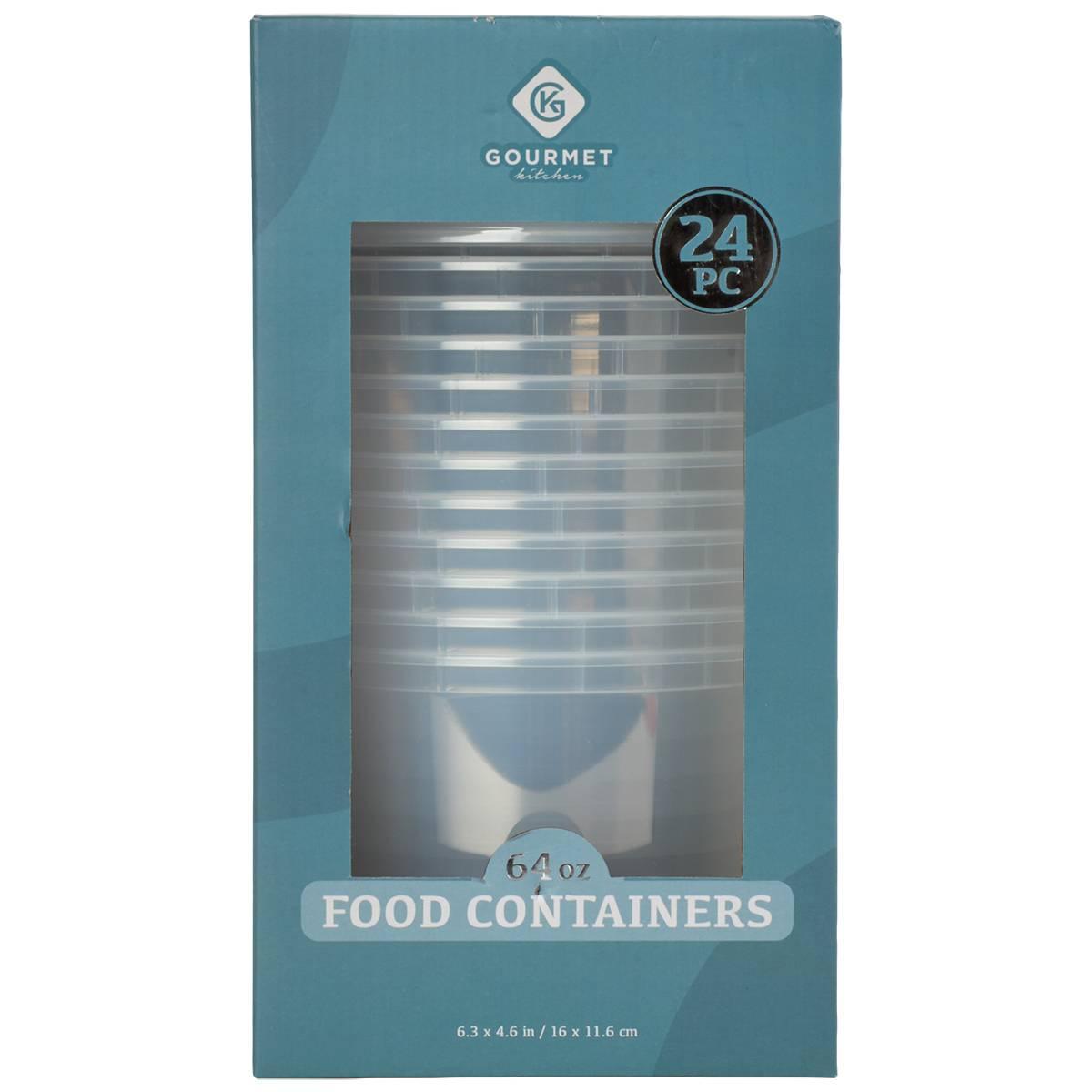 Click here for Gourmet Kitchen 64oz. Round Plastic Food Storage -... prices