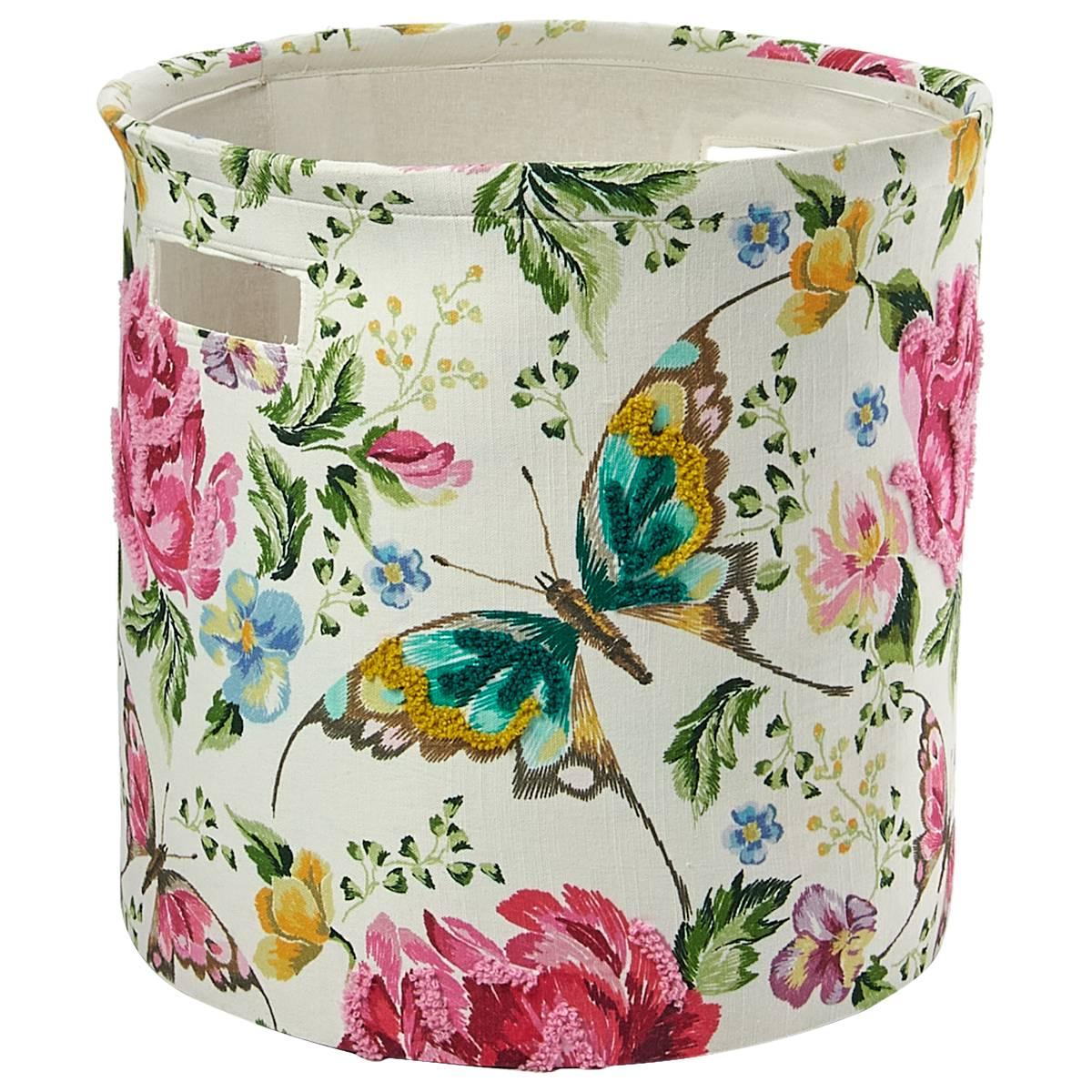 Click here for Heritage Medium Butterfly Floral Round Basket prices