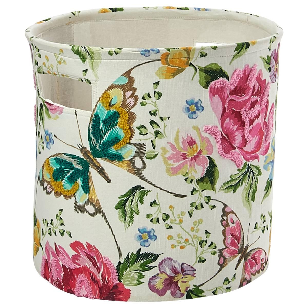 Click here for Heritage Small Butterfly Floral Round Basket prices