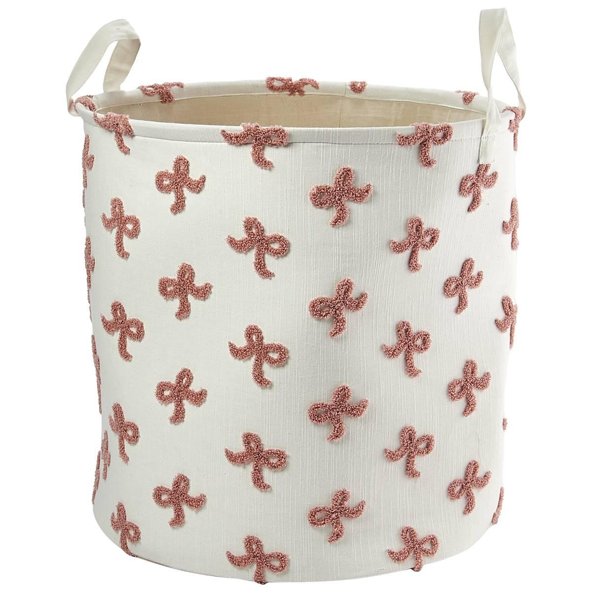 Click here for Heritage Chenille Patch Bows Round Basket prices