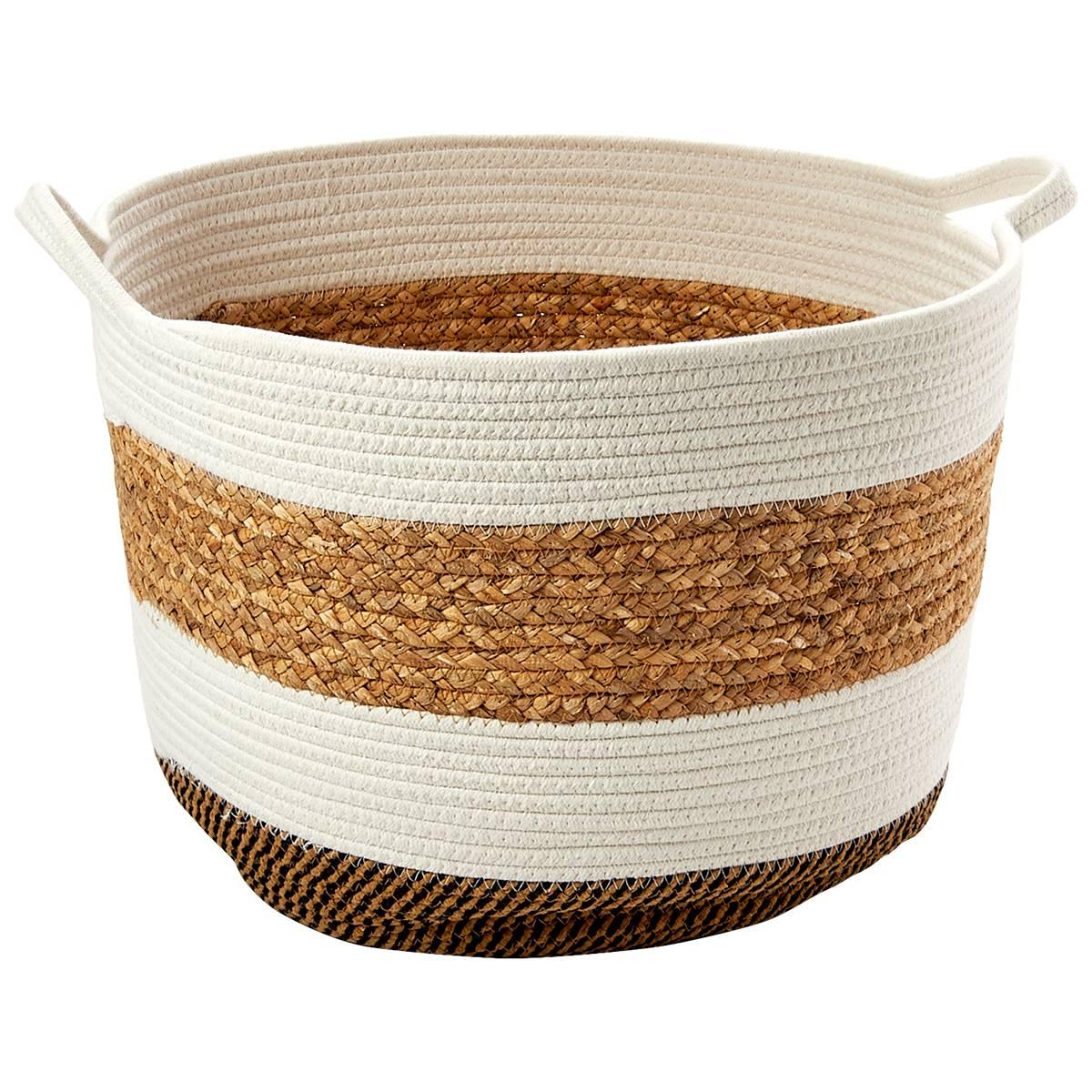 Click here for Heritage Large Cotton Rope Natural Basket prices
