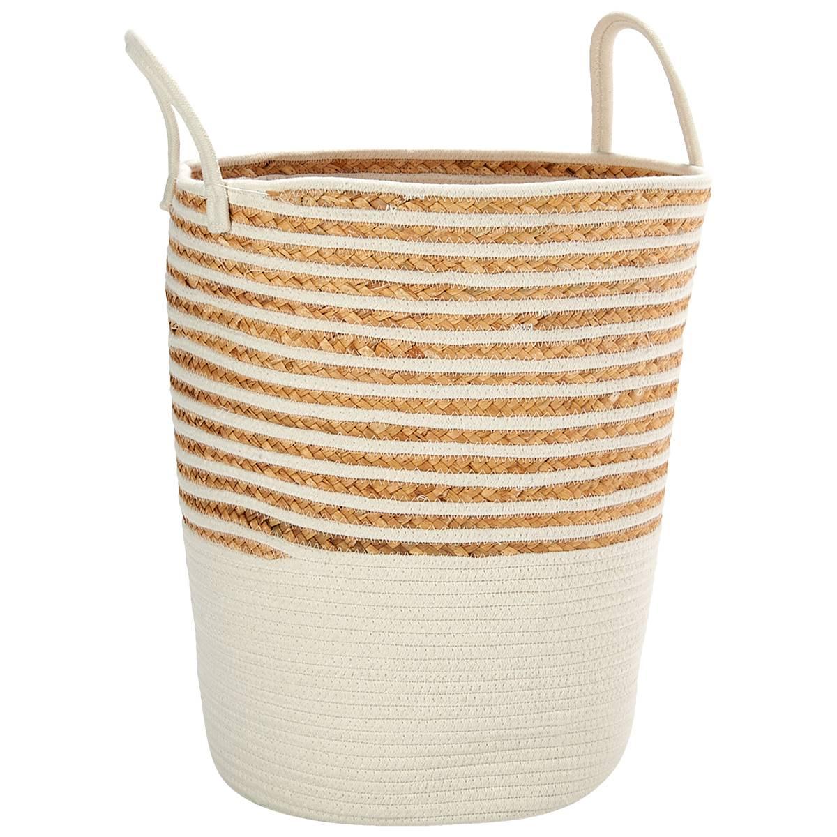Click here for Heritage Medium Stripe Rope Hyacinth Hamper prices