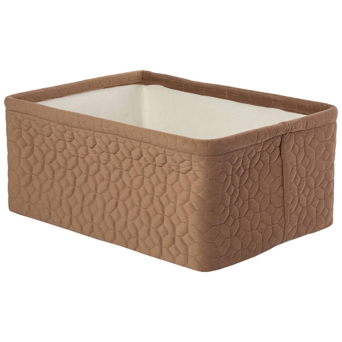 Click here for Rectangle Taupe Geometric Quilted Tote - Large prices