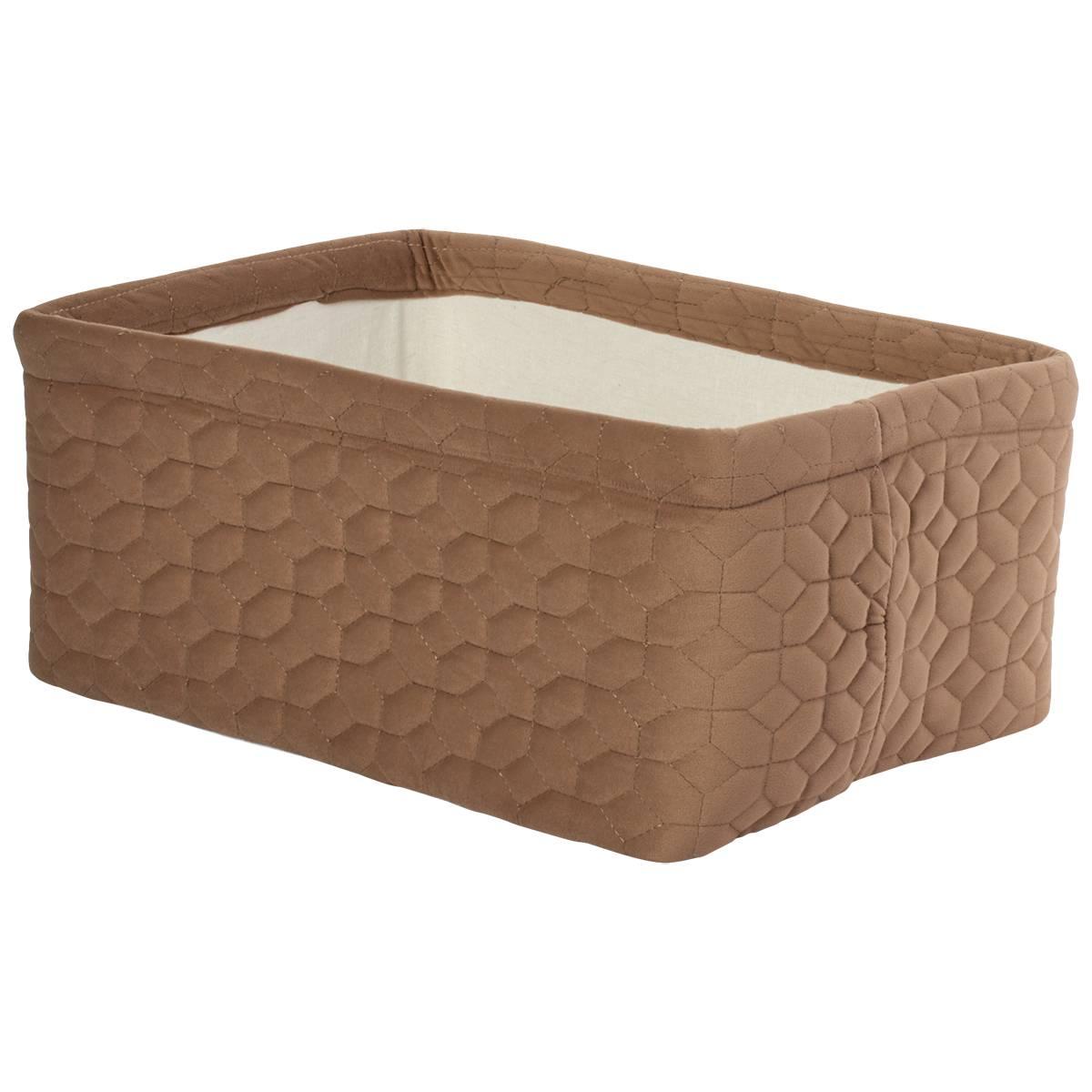 Click here for Rectangle Taupe Geometric Quilted Tote - Medium prices