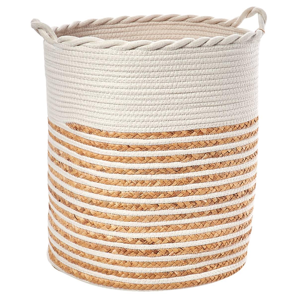 Click here for Bombay Large Braided Water Hyacinth Hamper prices