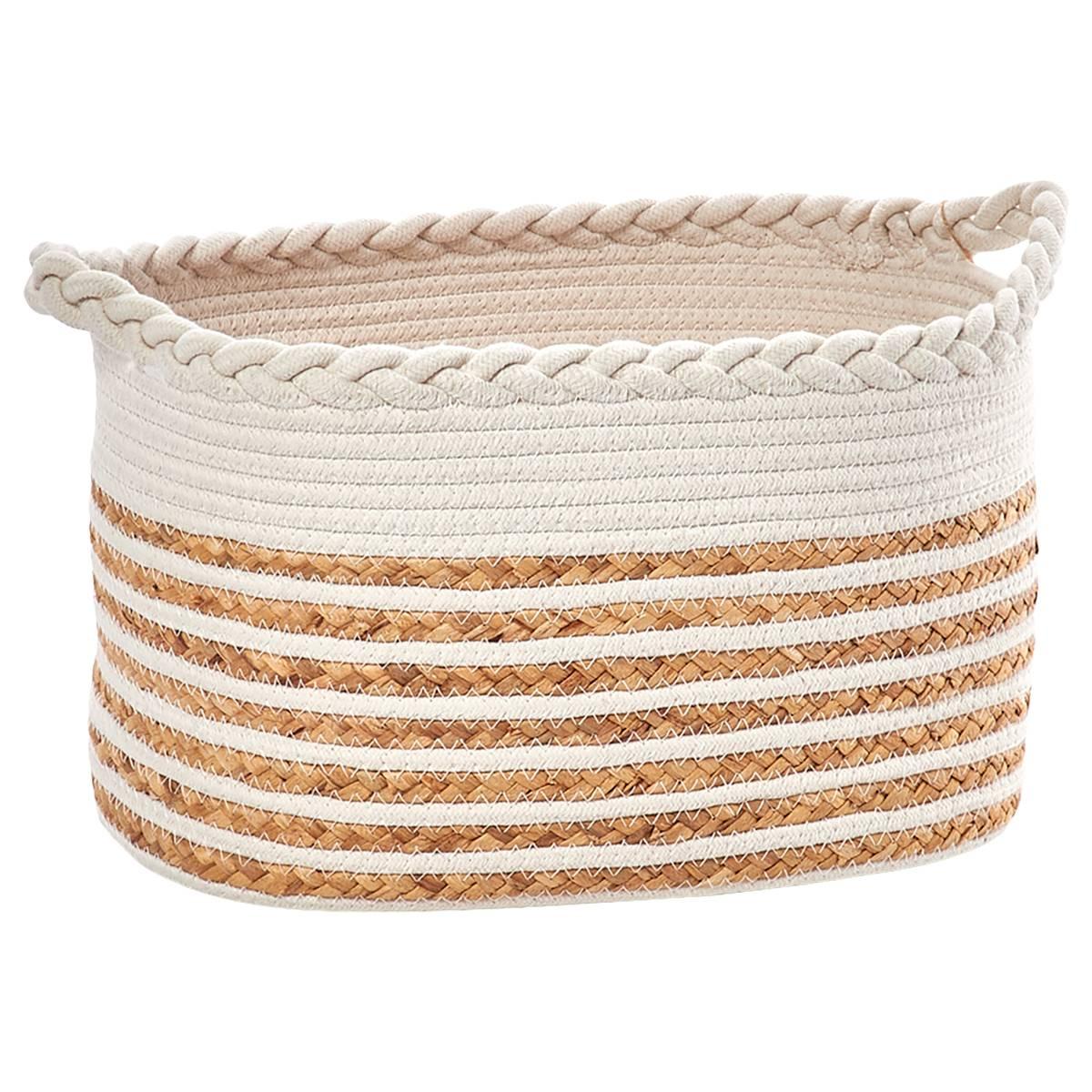 Click here for Bombay Small Water Hyacinth Braided Shelf Tote prices