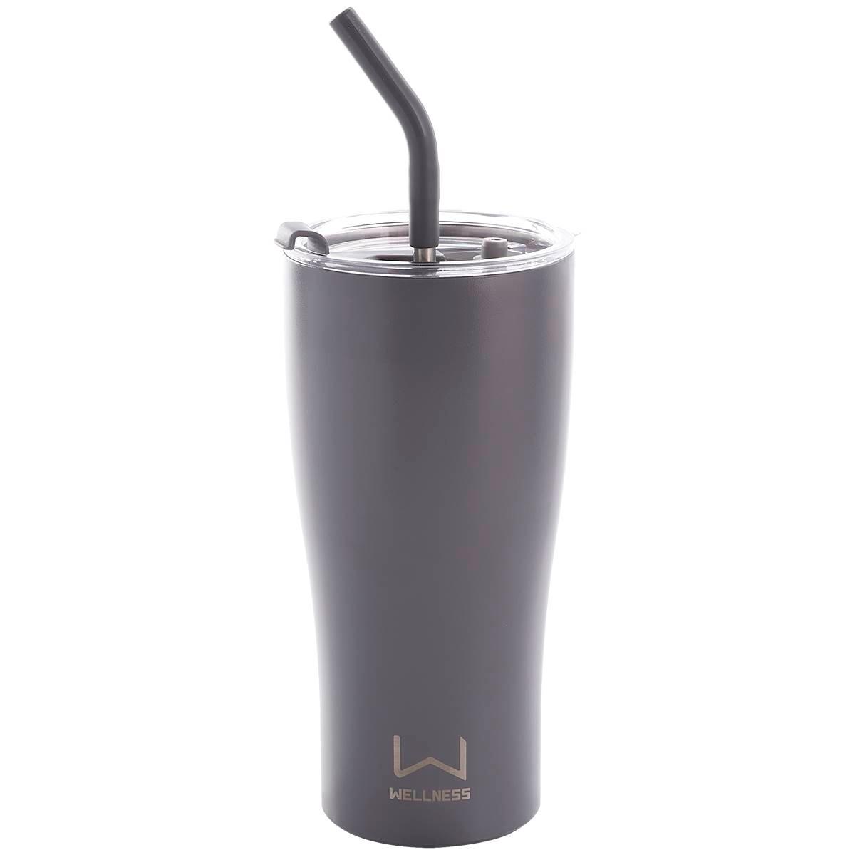 Click here for Stainless Steel Double Wall 30oz. Tumbler w/ Straw... prices
