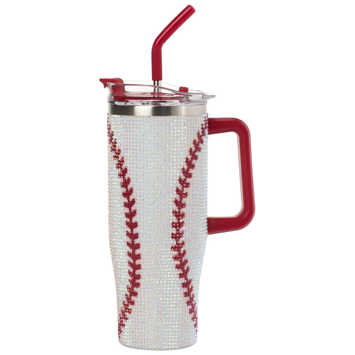 Click here for Wellness 40oz. Bling Baseball Stainless Steel Tumb... prices