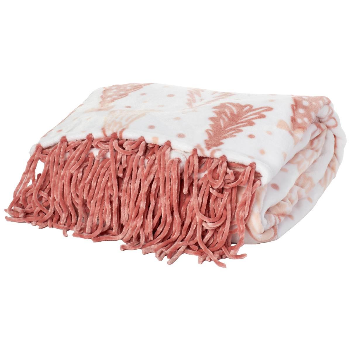 Click here for Mountain Ridge Painted Trees Fringe Popcorn Throw prices