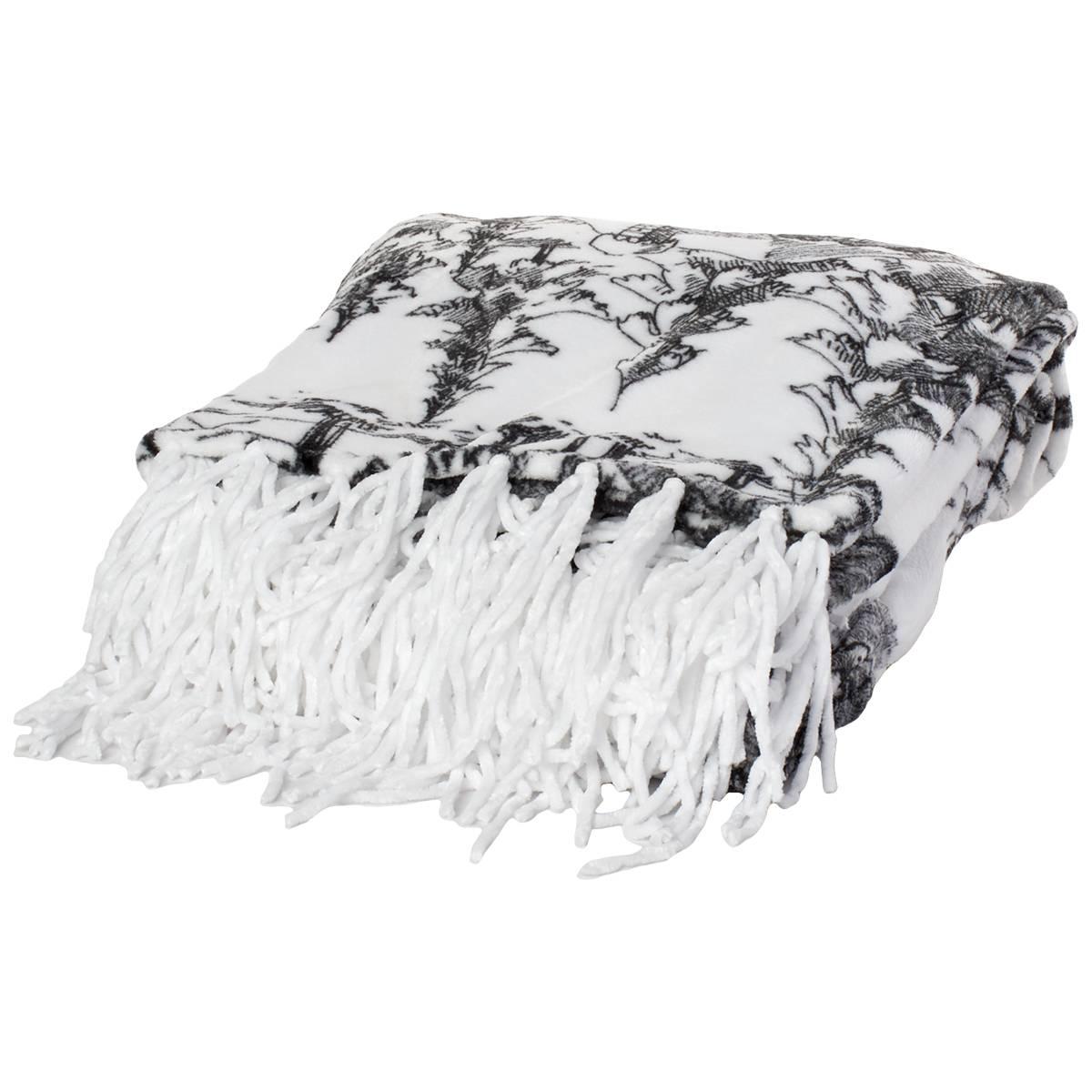 Click here for Mountain Ridge Mountain Cabin Fringe Popcorn Throw prices