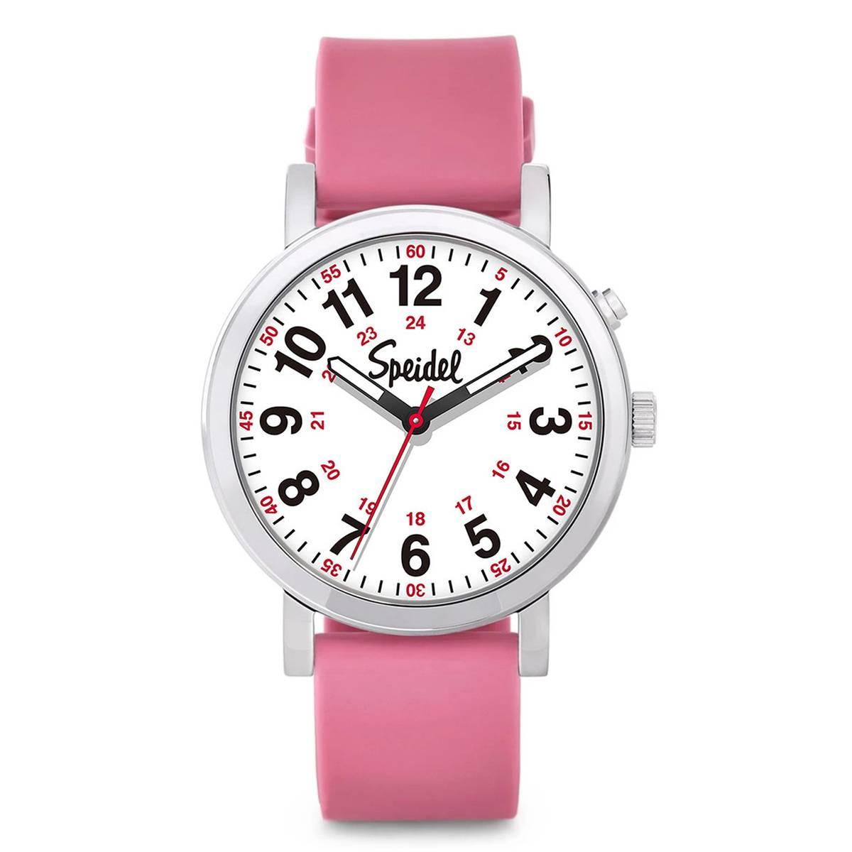 Click here for Speidel Scrub Glow Watch in Pink - Glow dial with... prices